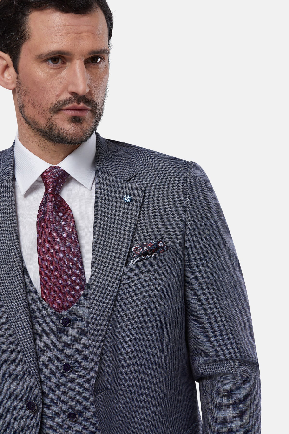 Benetti Borneo 3 Piece Tailored Fit Suit